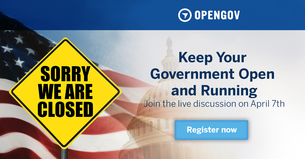 Keeping Your Government Open for Business in a Crisis
